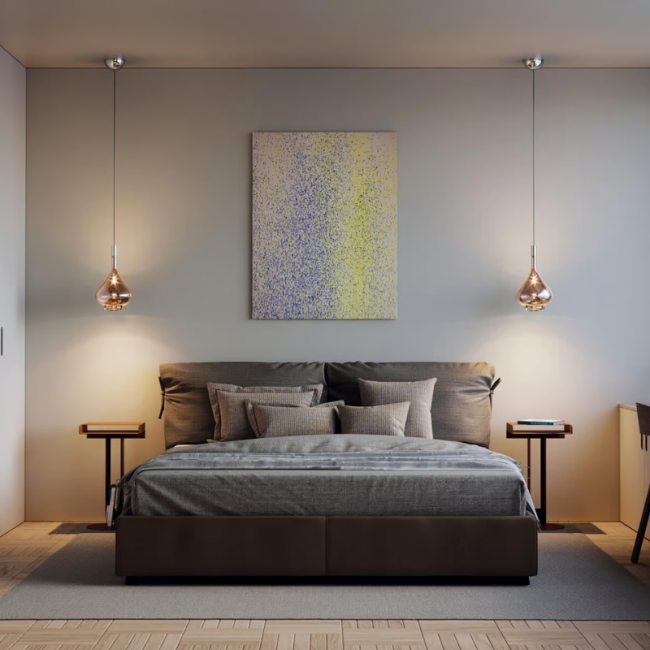 Lodes Sky-Fall : Suspension LED en Verre Soufflé Élégant